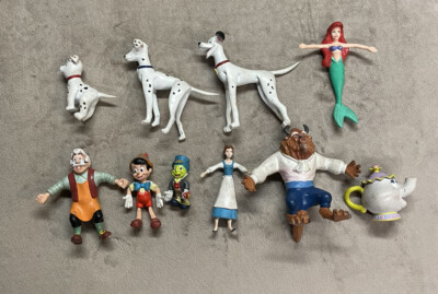Huge Lot Pinocchio 101 Beauty Beast Ariel Disney Vintage Bend Ems Just ...