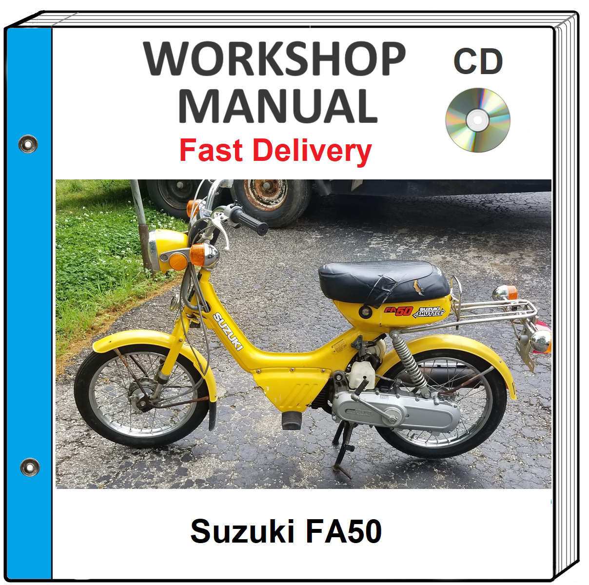 SUZUKI FA50 1980 1981 1982 1983 1984 1985 1986 SERVICE REPAIR SHOP ...