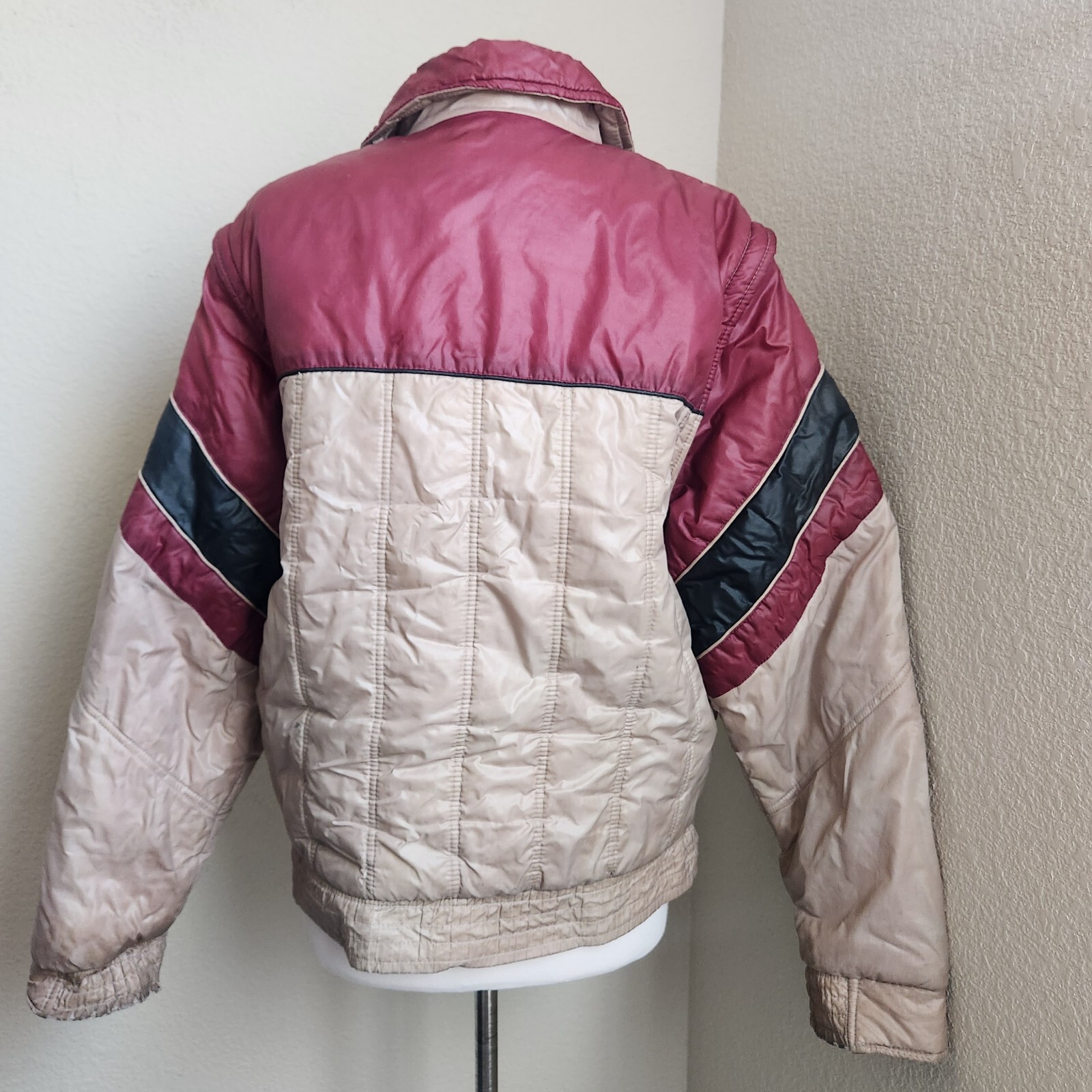 Vintage Puffer Jacket Size M Removable Sleeves 1980’s Puffer Vest 80’s ...
