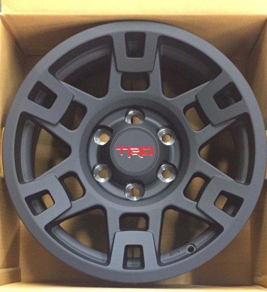 🔥Toyota Tacoma 1995-2017 4x4 & PreRunner SEMA TRD Pro 17" BLACK Rims ...