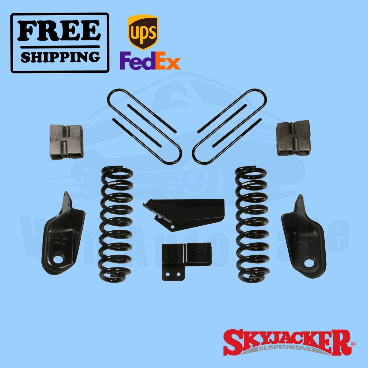 1996 Ford Bronco Lift Kit BDS Suspension BDS383H 2" Leveling Kit
