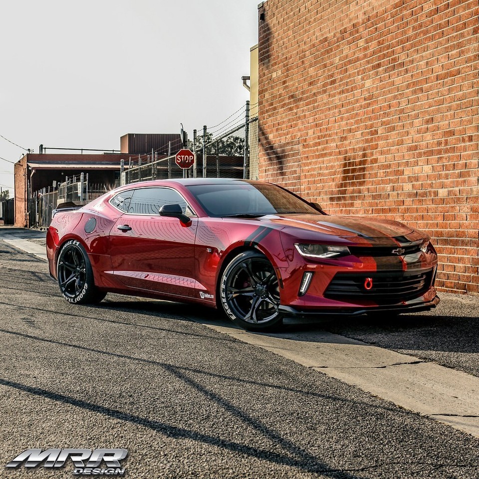 20'' MRR M017 Gloss Black Staggered Concave Wheels For Camaro RS SS 1LE ...