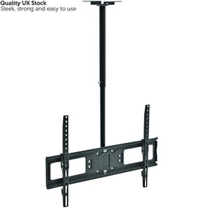 26-60” Large Ceiling Mount TV Bracket – Adjustable LCD/LED Television ...