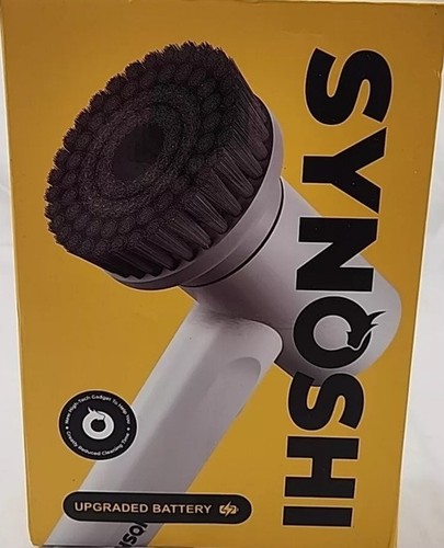 Synoshi Electric Spin Scrubber Cordless Rechargeable Power Brush NEW ...