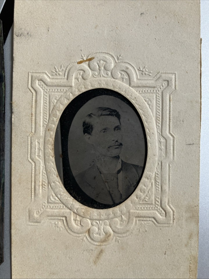 Lot Of 4 Tin Type Photos Men Women Horses | eBay