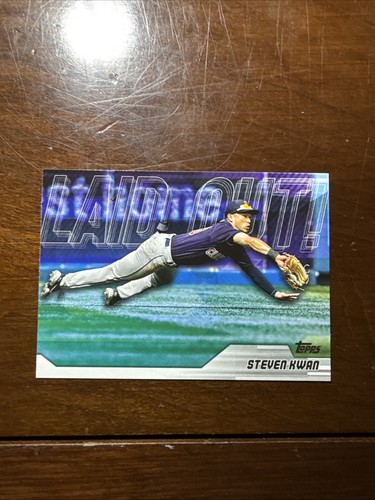 2023 Topps Update Steven Kwan Laid Out Insert #LO-5 Guardians | eBay