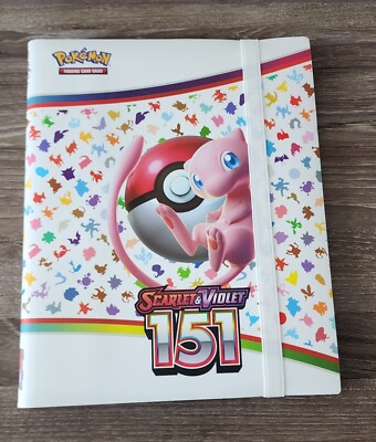 Pokemon SV 151- Mew 151 Binder- Complete Main Set 1-165 Cards-NM/LP ...