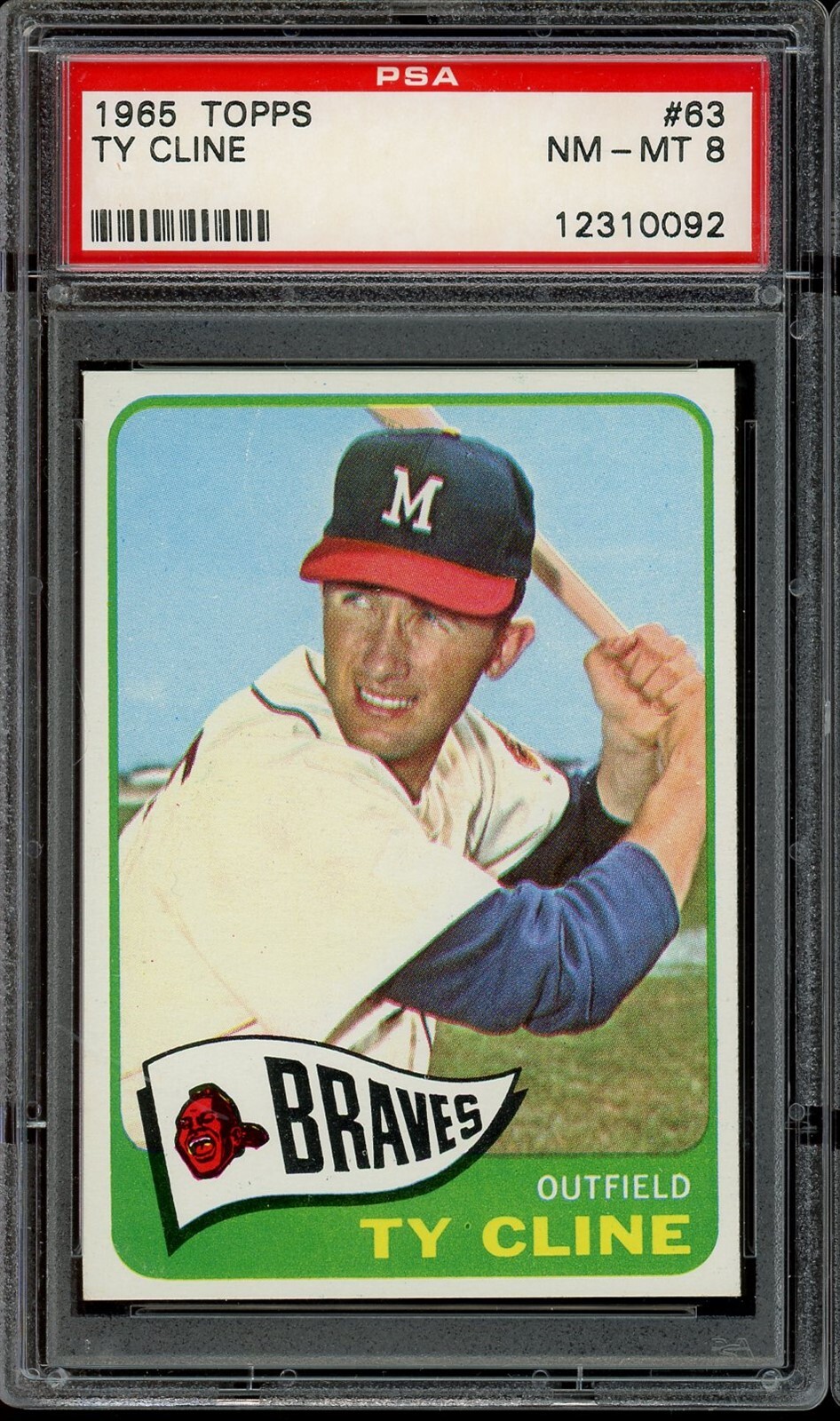 1965 Topps Baseball #63 Ty Cline PSA 8 | eBay