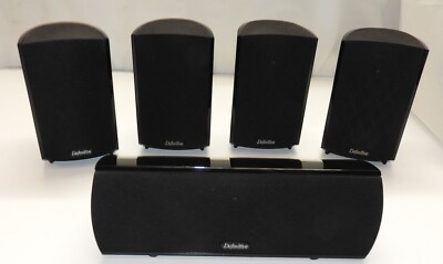 5 DEFINITIVE TECHNOLOGY PROCINEMA PROMONITOR PROCENTER 600 SPEAKERS PRO ...