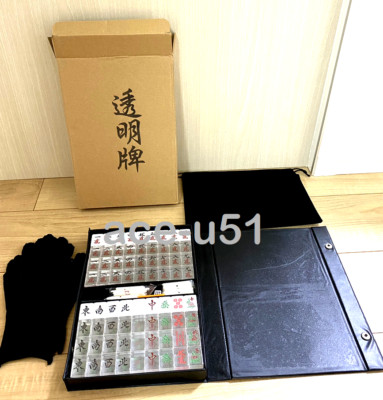 Mahjong Transparent Tiles Full Set New Ver. JUST style | eBay