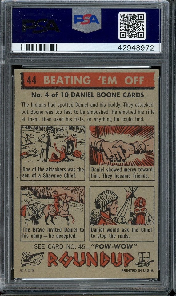 1956 Round-up #44 Beating 'em Off PSA 7 | eBay