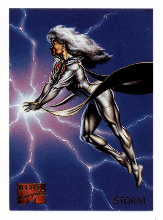 1995 MARVEL MASTERPIECES - BASE CARD - STORM #95 We Combine Shipping | eBay