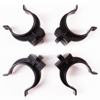 Black Plinth Clips x20 Cabinet Leg Heavy Duty Bracket Kitchen Unit Kick ...