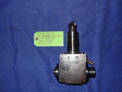 MIYANO BNE 34 UPPER TURRET 1X783100 LIVE TOOLING 45mm SHANK ER20 | eBay
