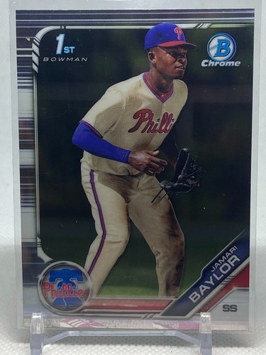 2019 Bowman Draft Jamari Baylor Chrome #BDC-41 Phillies 1st Bowman | eBay