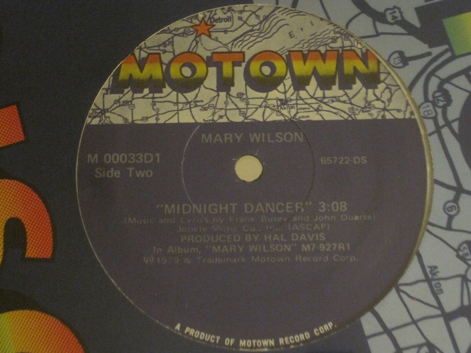 MARY WILSON RED HOT / MIDNIGHT DANCER 12" ORIG '79 MOTOWN M00033D1 ...