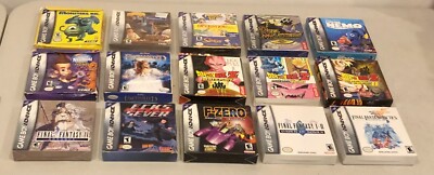 GAME BOY + ADVANCE GBA BOXED LOT OF 15 DRAGON BALL Z 3 GAMES FINAL ...