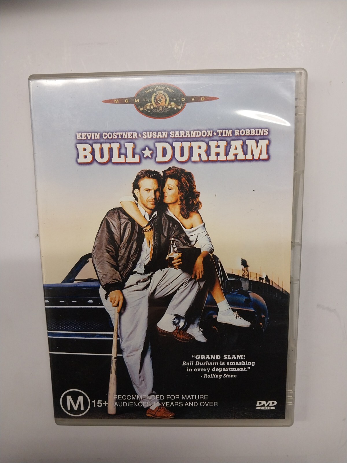 BULL DURHAM (1988) DVD R4 VGC Kevin Costner Susan Sarandon Tim Robbins ...