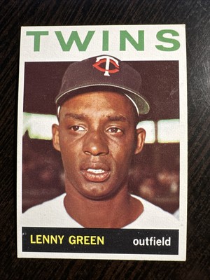 1964 TOPPS #386 LENNY GREEN MINNESOTA TWINS EX-MT *Hot Corner Vintage ...