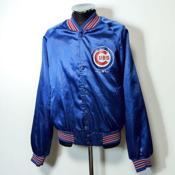 Chalk Line Chicago Cubs Stadium Jacket M 90s USA Thin Good Condition | eBay