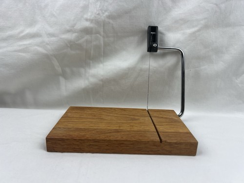 Natural Wood Wire Cheese Cutter Slicer & Board Gourmet - 3766817 | eBay