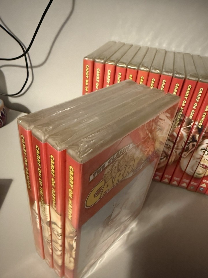 The Classic Carry On Film Collection DVDs Magazines Set 31 DVD'S | eBay UK