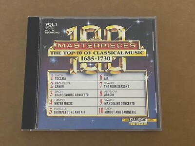 CD - 100 MASTERPIECES - Top 10 of Classical Music 1685 - 1730 ...