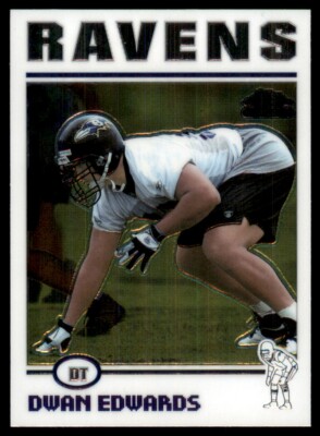 2004 Topps Chrome Dwan Edwards Rookie Baltimore Ravens #213 | eBay
