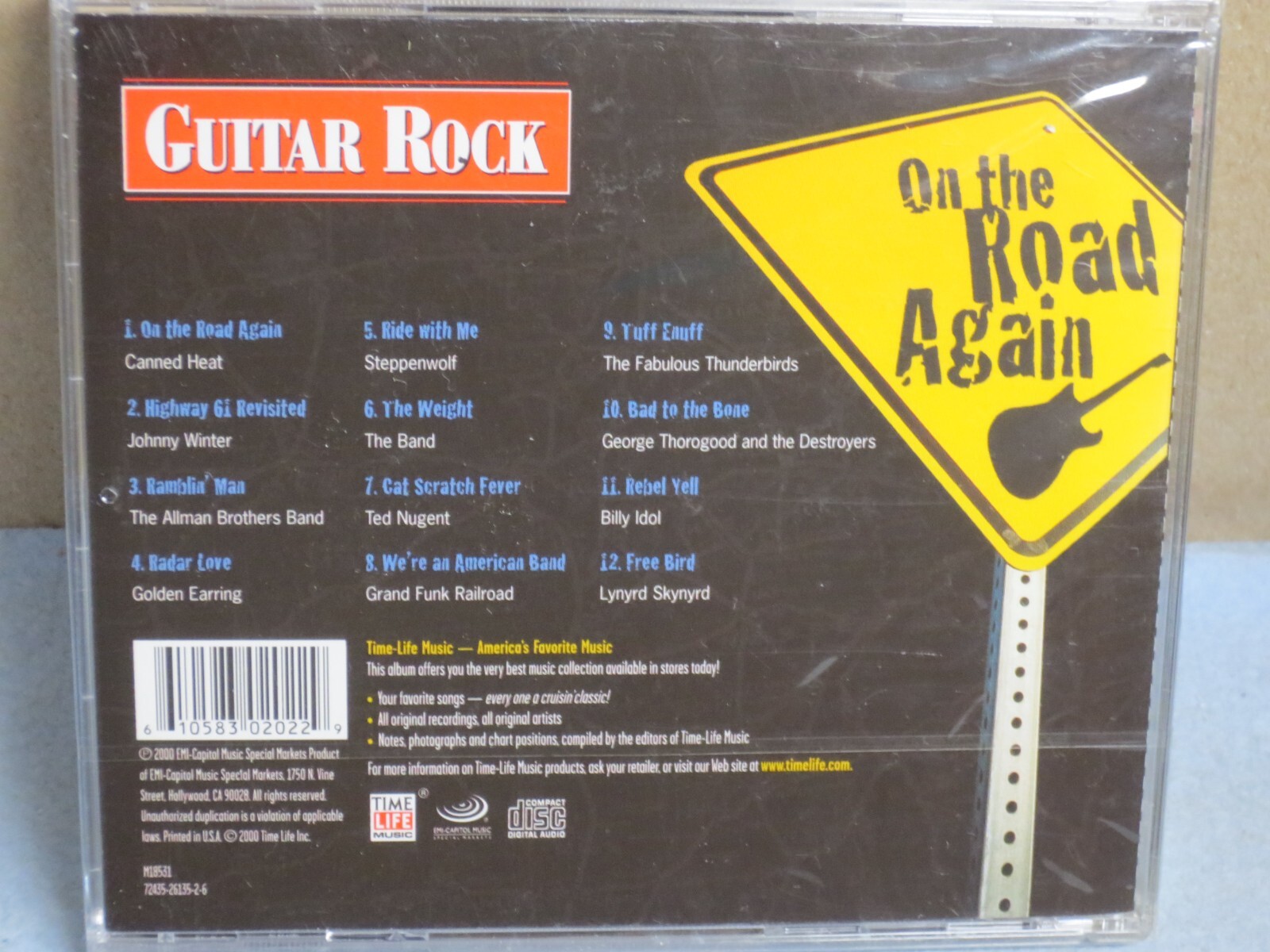 Guitar Rock: On Road Again - Highway Rockin' ( CD - 2000 - Time Life ...