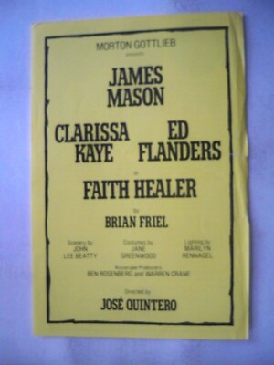 FAITH HEALER Herald JAMES MASON / ED FLANDERS / CLARISSA KAYE Tryout ...
