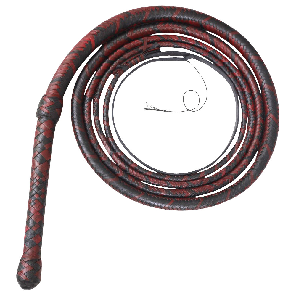 Kangaroo Hide BULLWHIP 04 to 16 Feet Long 16 Plaits Indian Jones ...