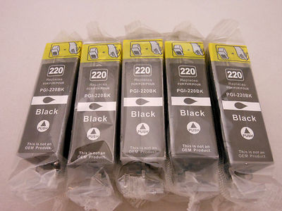 PGI220 Black Inkjet Cartridge for Canon Pixma MP990 MP980 MX870 MX860 ...
