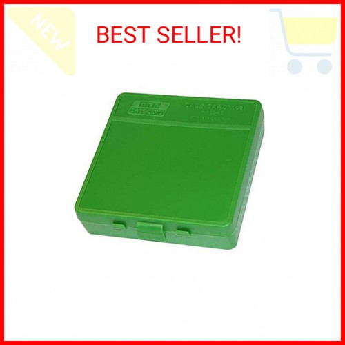 MTM PLASTIC AMMO BOX, GREEN 100 Round 40 S&W / 45 ACP - FREE SHIPPING ...