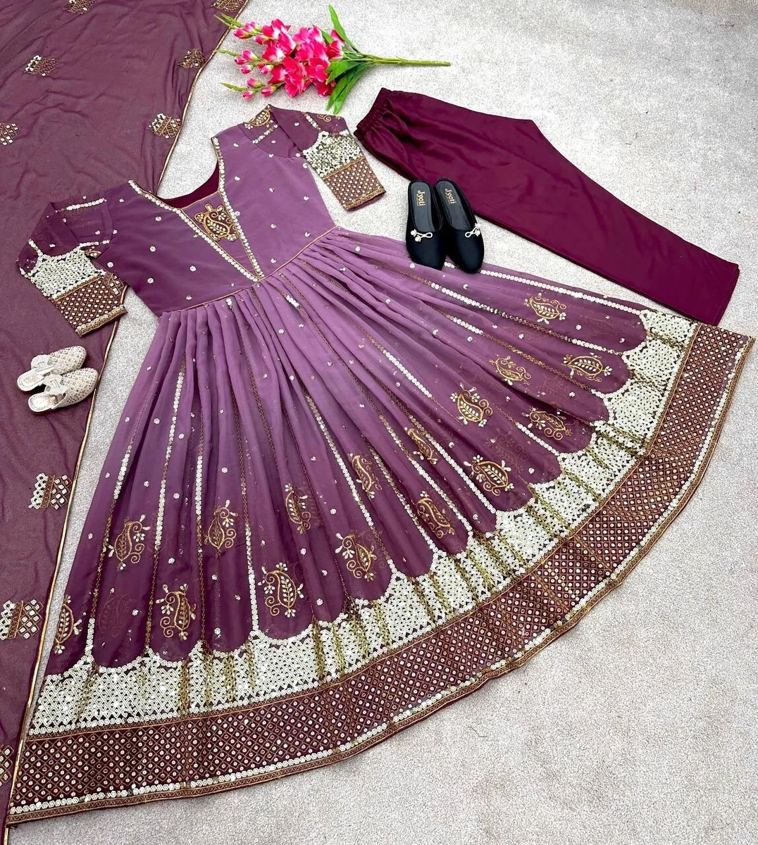 Anarkali Salwar Kameez Patterns Cutting