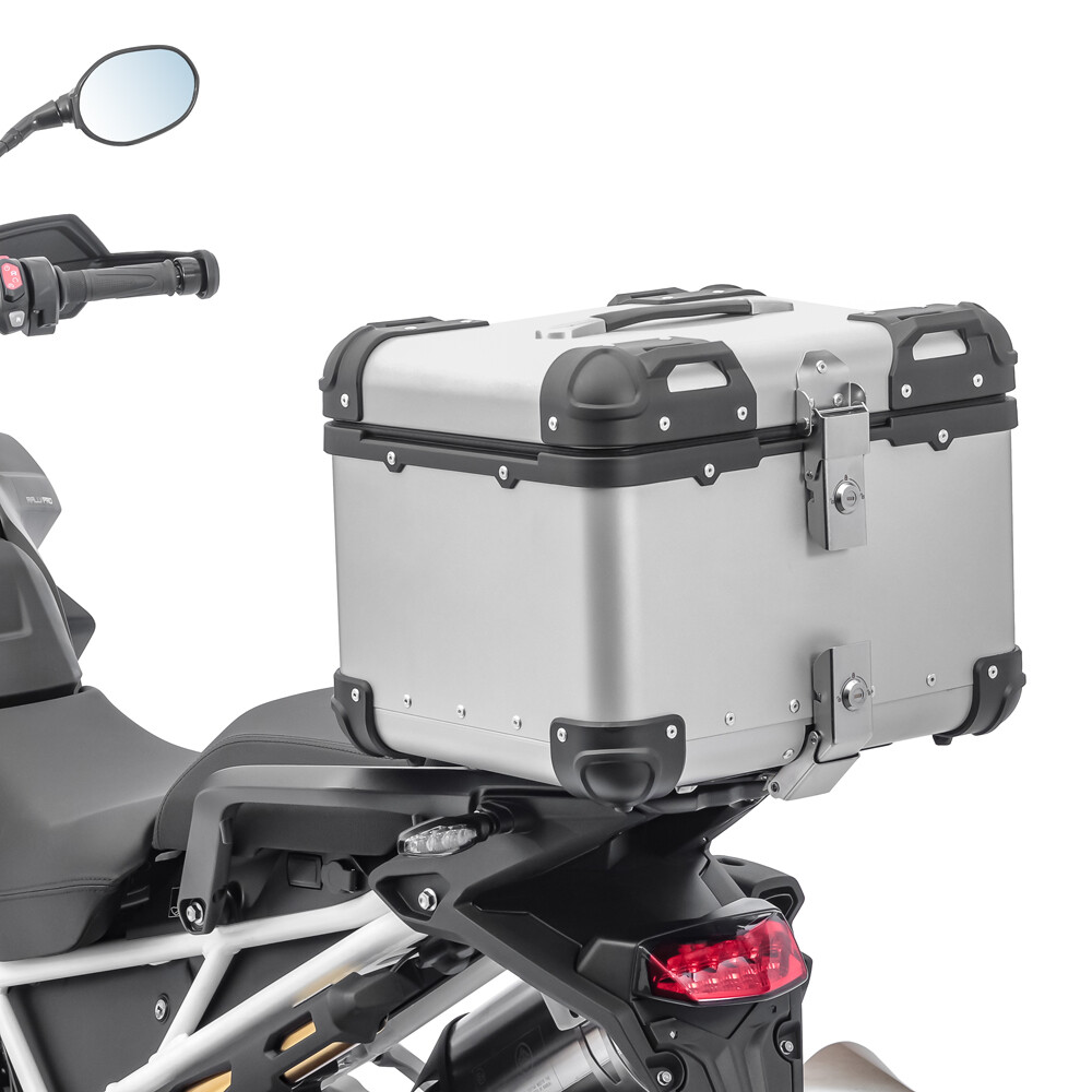 Top Case per Yamaha Tenere 700 Bauletto alluminio Bagtecs XS45 argento ...