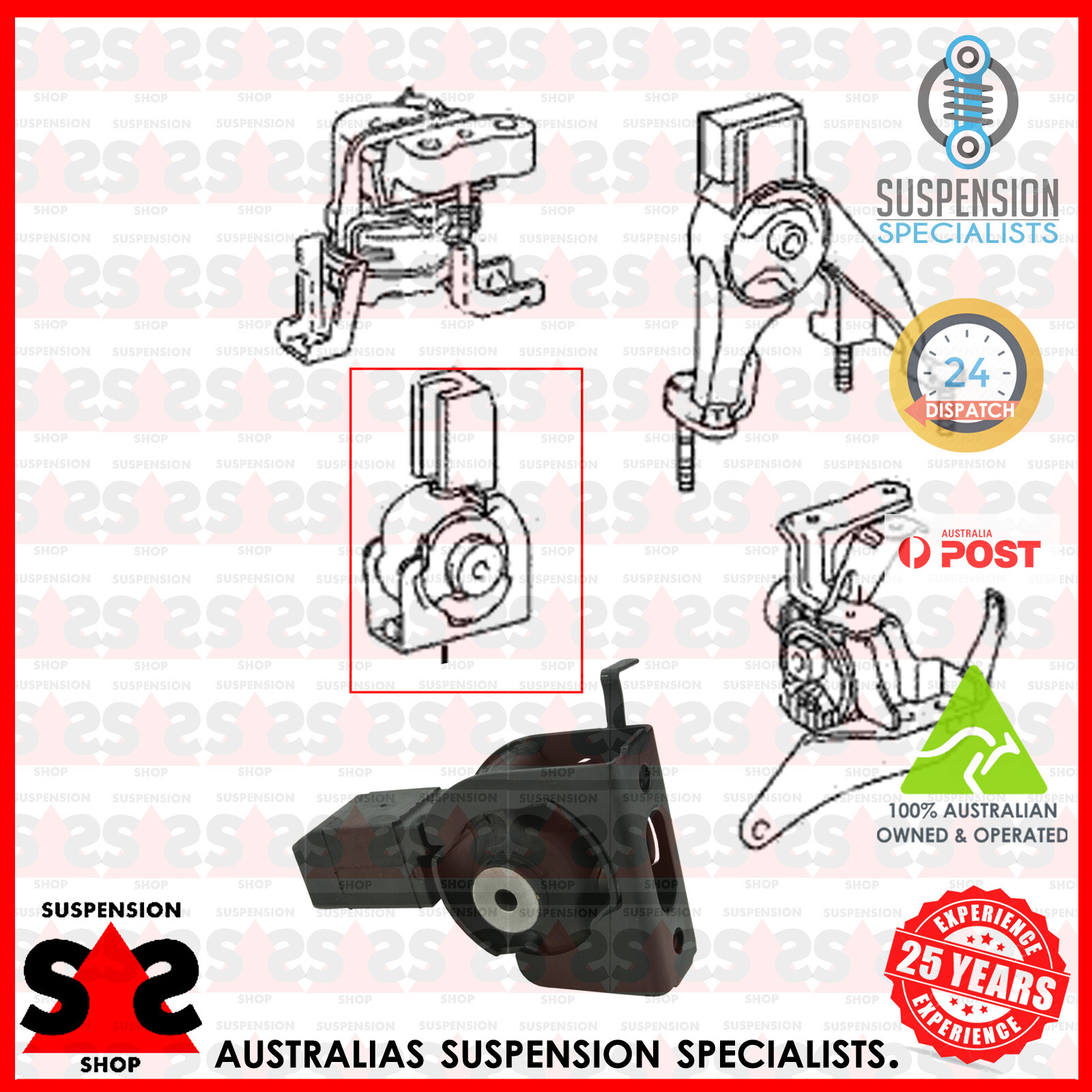 Front Mounting, Engine Suit TOYOTA Noah/Voxy (_R7_) 2.0 (ZRR70) NOAH ...