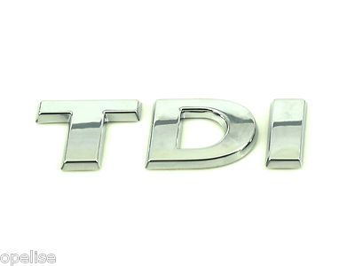Genuine New Style VW VOLKSWAGEN TDI BOOT BADGE Rear Emblem Touran 2016 ...