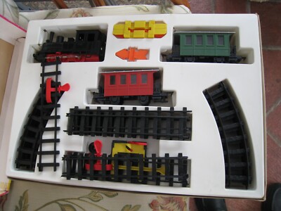 Vintage FALLER 3704 HIT TRAIN steam Train Set runs on 0 gauge track ...