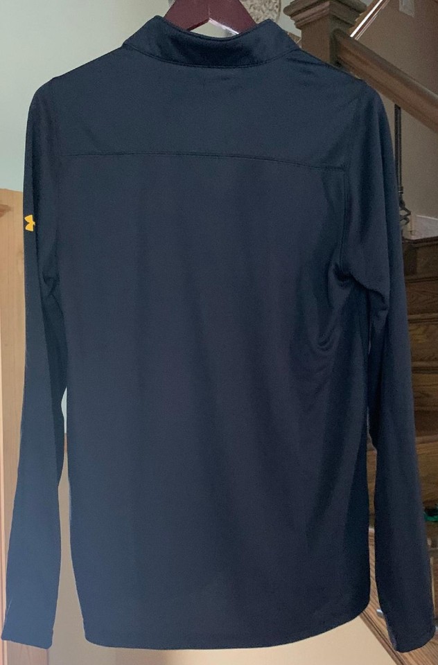 Men's S Appalachian State Mountaineers Under Armour Golf Loose 1/4 Zip ...