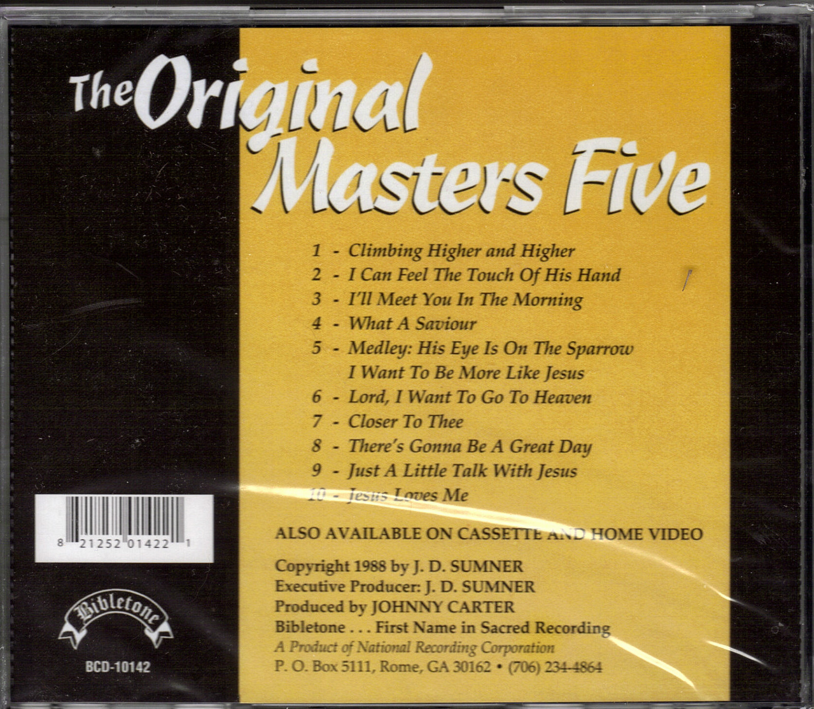 THE MASTERS V....."THE ORIGINAL MASTERS FIVE"........BRAND NEW HTF ...