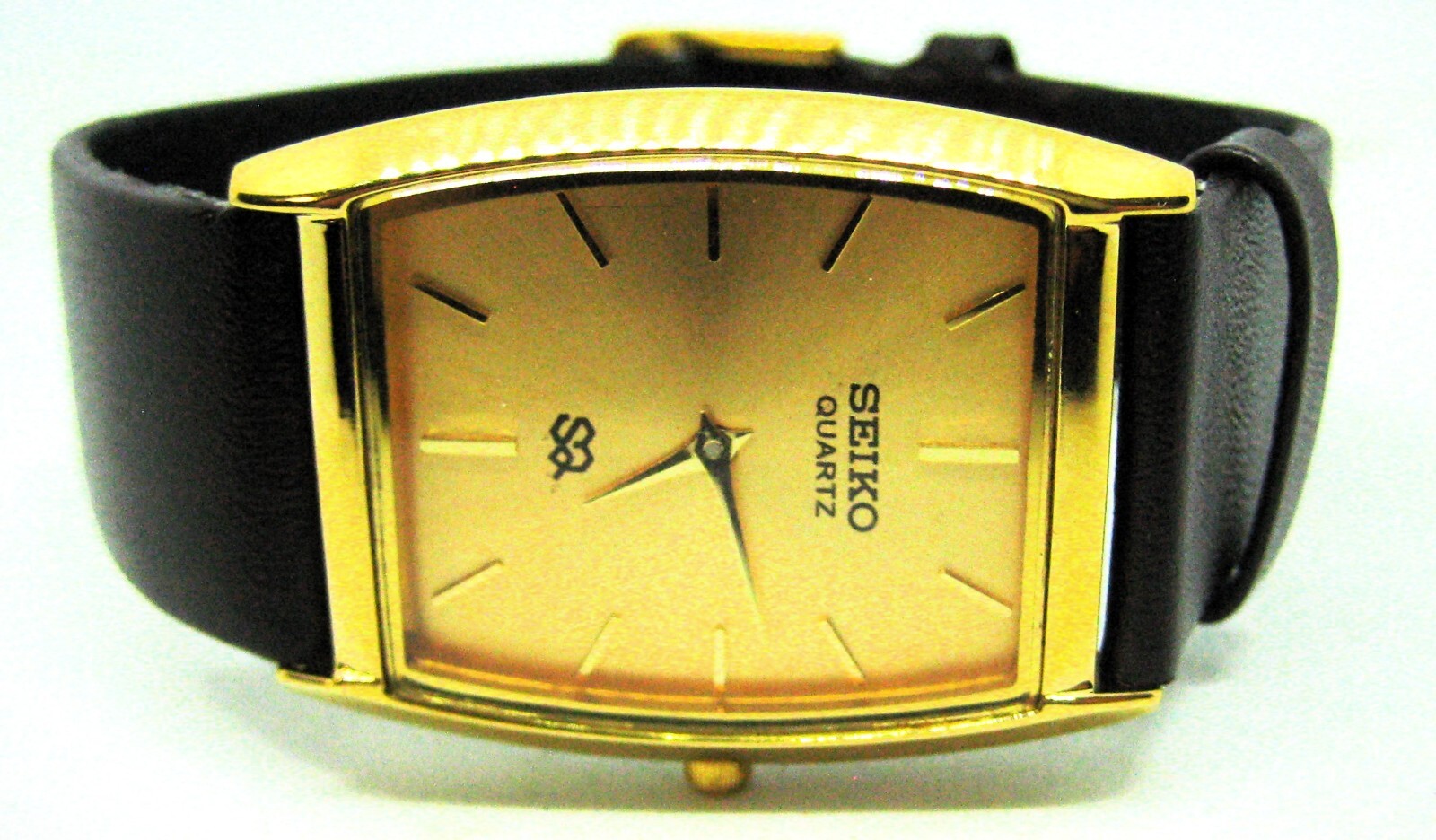Seiko Quartz Slim Oval Men's Wrist Watch Simple Dial … - Gem