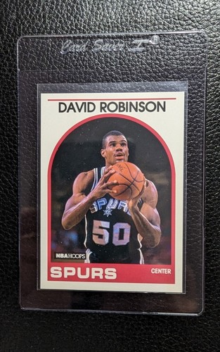 1989 HOOPS #310 DAVID ROBINSON ROOKIE CARD RC HOF SAN ANTONIO SPURS HOF ...