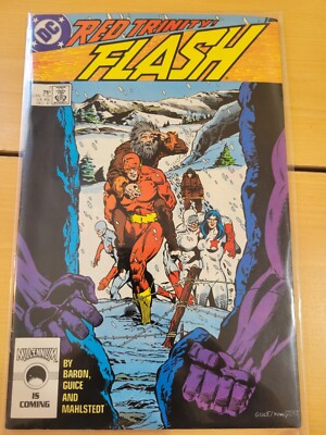 1987 DC Comic # 7 Flash Red Trinity ! 1st app Blue Trinity / Lady Flash ...