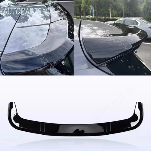 ABS Bright black Rear Roof Spoiler Wing trim 1psc For 2023-2024 BMW X1 ...