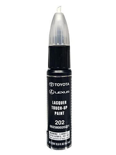 Toyota Lexus 202 Paint Code 00258-00202-21 OEM Black Onyx Touch-Up ...