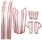 8PCS Black Steel Door Sill Guard Cover Trims Fits Defender 110 130 4D ...