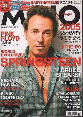 Mojo January 2006 Bruce Springsteen, Richard Hawley, Pink Floyd ...