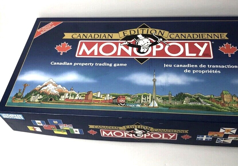 RARE Monopoly Canadian/Canadienne Bilingual Edition English French ...