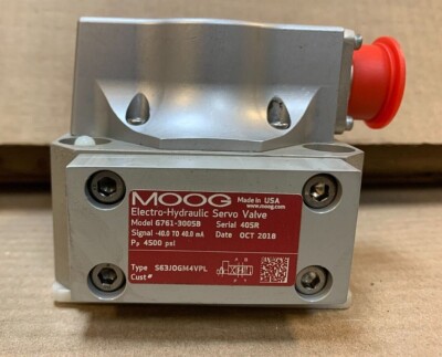 NEW MOOG ELECTRO-HYDRAULIC SERVO VALVE G761-3005B S63JOGM4VPL | eBay