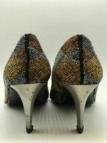 J. Renee 1980s bugle beaded pumps | eBay